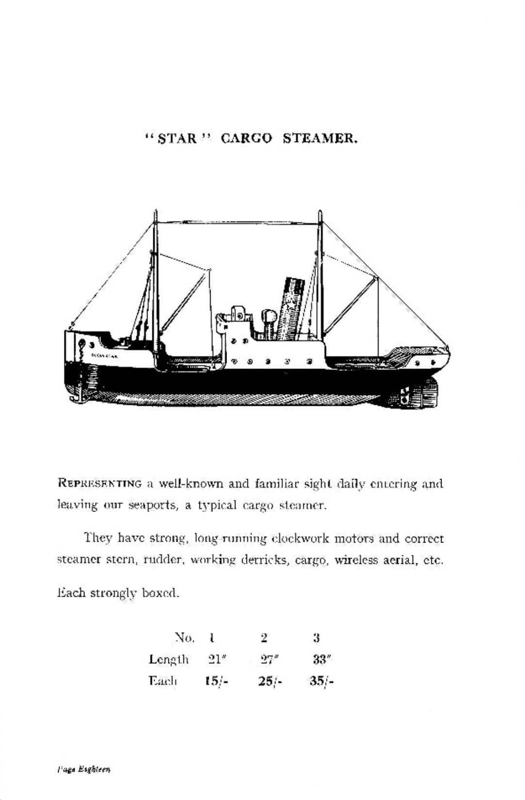 Cargo Steamer